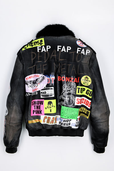 FURY LEATHER JACKET | FILLES A PAPA